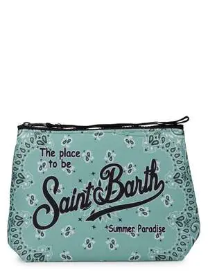 MC2 SAINT BARTH Aline Mini Clutch Pouch - Green