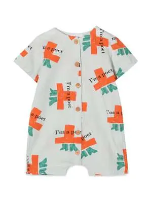 BOBO CHOSES Mini Poet All Over Woven Playsuit - Multicolour
