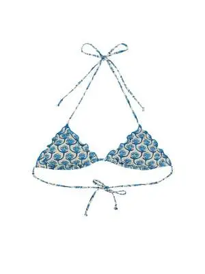 MC2 SAINT BARTH Mc2 Saint Barth Sagittarius Bikini Top Azure