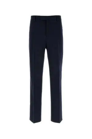 FERRAGAMO No-removed Brand. Navy Removed. Wool Pant For 100% Virgin Wool