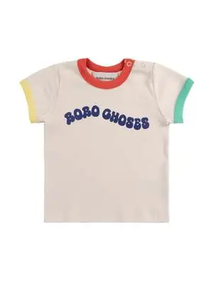 BOBO CHOSES Baby Mini Wavy T-shirt - Ivory