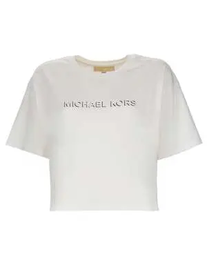 Michael Kors Cropped T-shirt - White