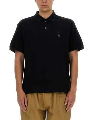 SOUTH2 WEST8 Cotton Polo - Black