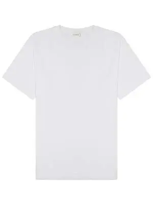Closed Relaxed Fit Tee For - White