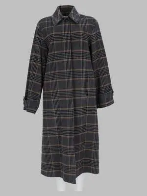 Paul Smith Wool Blend Trench Coat For