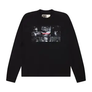 SP5DER Web Monitor Long-sleeve Hw Tee - Black