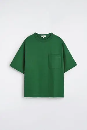 Cos Oversized Pocket-detail T-shirt - Green