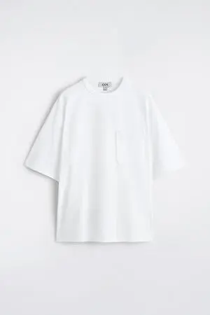 Cos Oversized Pocket-detail T-shirt White