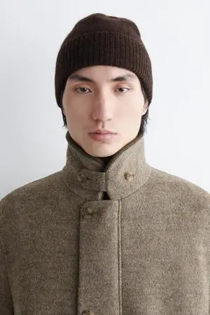 Cos Cashmere Beanie - Brown