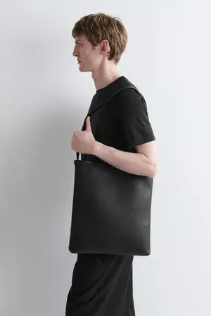 Cos Tether Tote Bag Leather