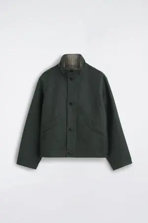 Cos Reversible Mock-neck Jacket - Green