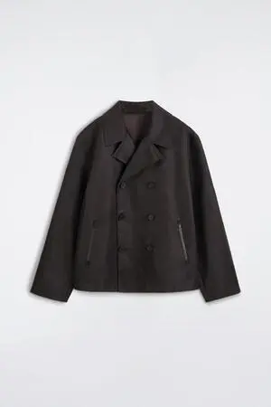 Cos Technical Nylon Short Trench Jacket