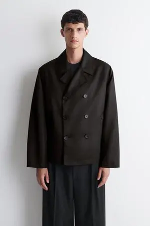 Cos Technical Nylon Short Trench Jacket