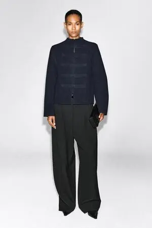 Cos Double-faced Wool Uniform Jacket - Navy