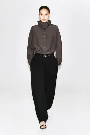 Cos Fluid Mock-neck Blouse