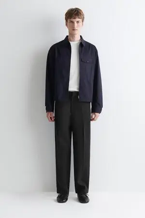 Cos Zip-up Cotton Overshirt