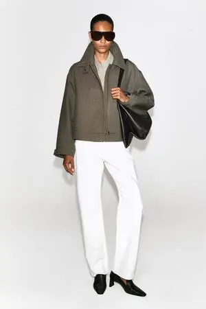 Cos Rounded Wool-blend Trench Jacket