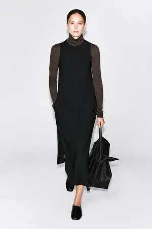 Cos Sleeveless Crepe Midi Dress