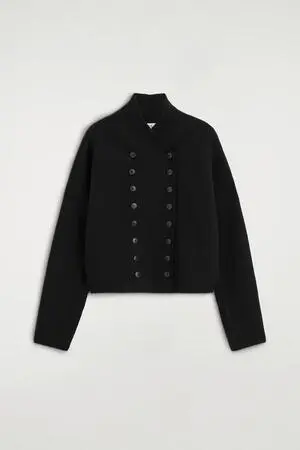 Cos Boiled-wool Uniform Jacket - Black