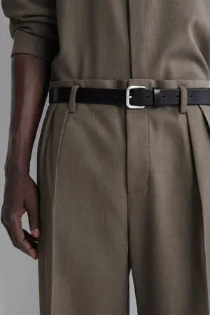 Cos Wool-blend Relaxed-fit Wide-leg Pants