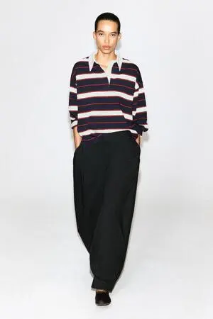 Cos Striped Cotton Rugby Shirt