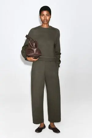 Cos Cotton Barrel-leg Joggers