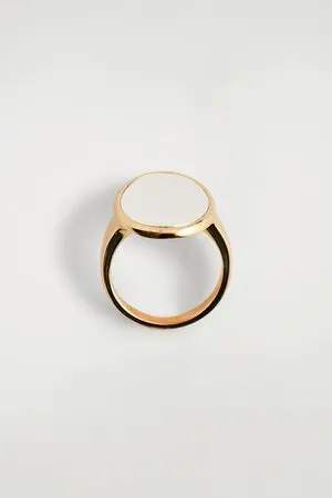 Cos Two-tone Signet Ring