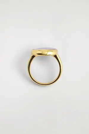 Cos Lapis Lazuli Signet Ring
