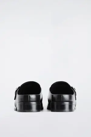Cos Buckled Leather Mules