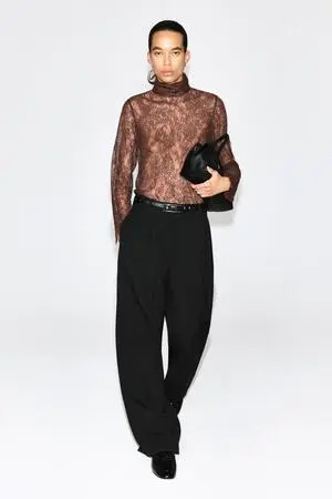 Cos Turtleneck Lace Top