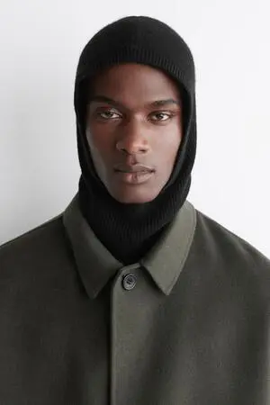 Cos Ribbed Wool-cashmere Balaclava