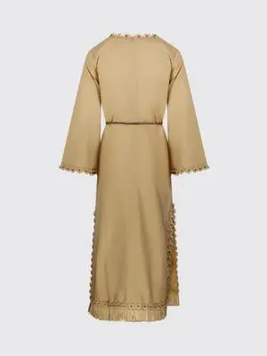Zimmermann Mahon Embroidered Cotton Midi Tunic With Kimono Sleeves