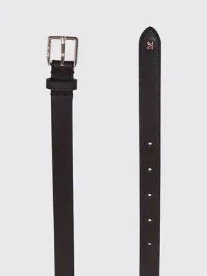 Max Mara Leather Belt With Metal Buckle - Brown
