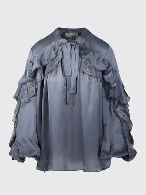 Zimmermann Ruffled Lace Shirt - Blue