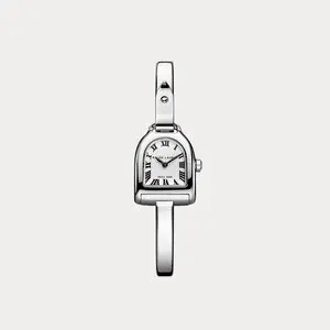 Ralph Lauren Mini Steel Watch With Bangle Bracelet
