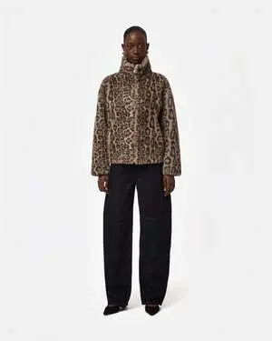 Apparis Brooks Leopard Coat
