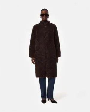 Apparis Jude Bouclette Coat - Brown