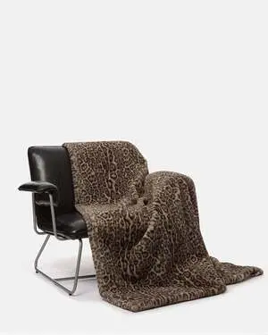 Apparis Brady Leopard Blanket - Light Leopard