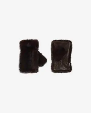 Apparis Harper Fingerless Gloves - Noir/noir Multi