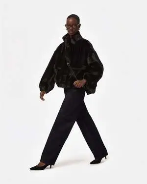 Apparis Iris Shaved Mink Bomber