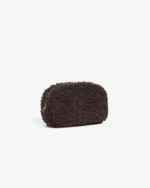 Apparis Noor Bouclette Pochette - Brown