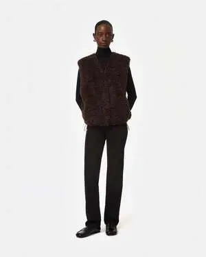Apparis Lyle Bouclette Vest - Brown