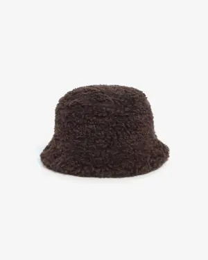 Apparis Amara Bouclette Bucket Hat - Brown