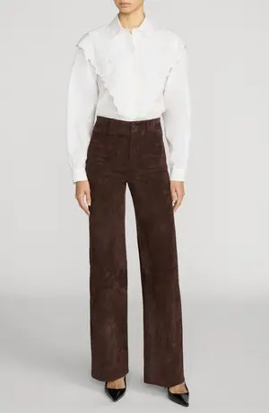 FRAME The Poplin Equestrian Cotton Shirt