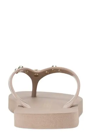 Karl Lagerfeld Paris Zimia Button Flip Flop - Clay