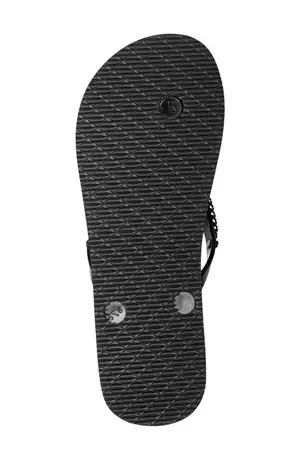Karl Lagerfeld Paris Zemira Flower Flip Flop - Black