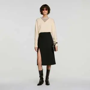 Sandro 2-in-1 Wool And Cashmere Jumper