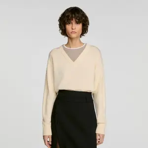 Sandro 2-in-1 Wool And Cashmere Jumper