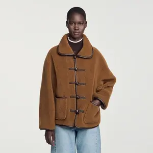 Sandro Short Faux Fur Coat