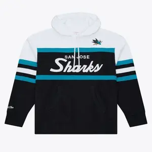 Mitchell & Ness San Jose Sharks Head Coach Hoodie - Black